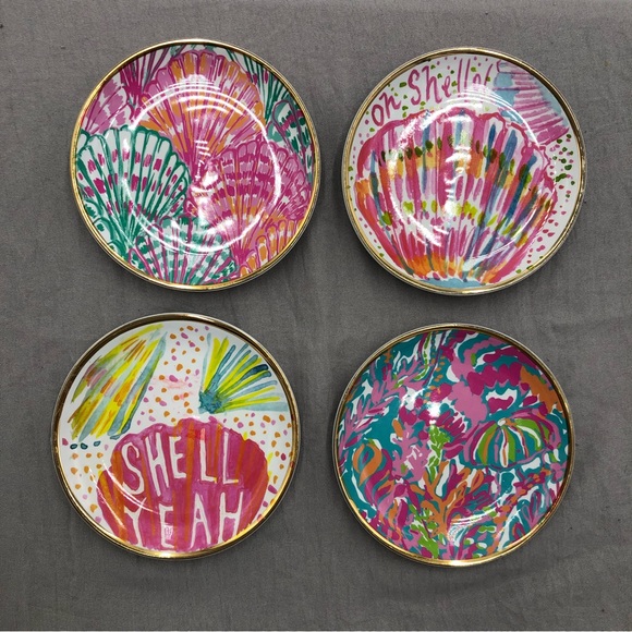 Lilly Pulitzer | Storage & Organization | Lilly Pulitzer Shell Ceramic ...